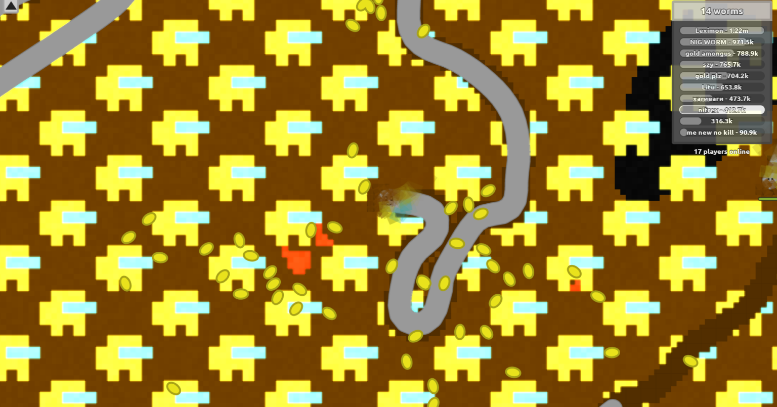 Digworm.IO - Combining digdig.io and slither.io into a single game